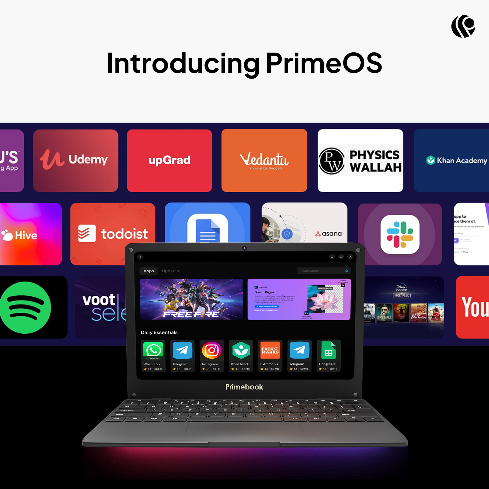 Primebook S 4G Laptop (Type-C) - Fast Charging Laptop